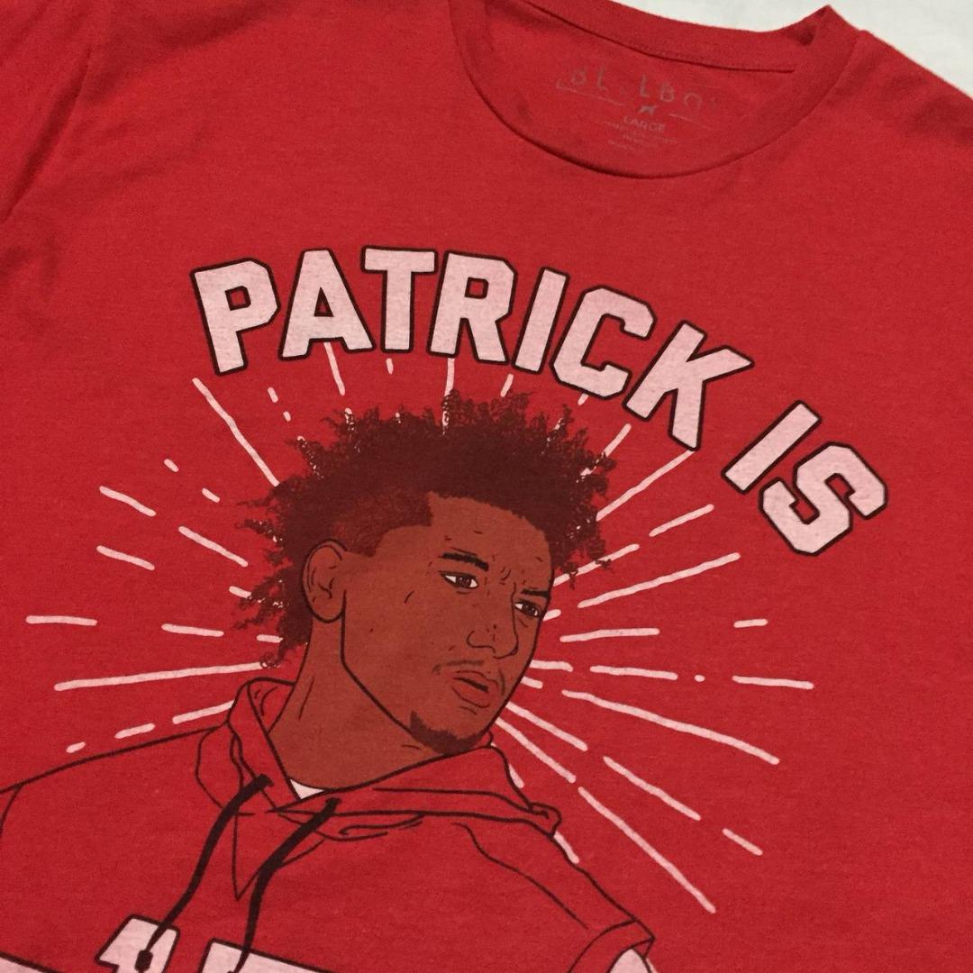 PATRICK MAHOMES "PATRICK IS MAHOMIE" TEE, Men's Fashion, Tops & Sets ...