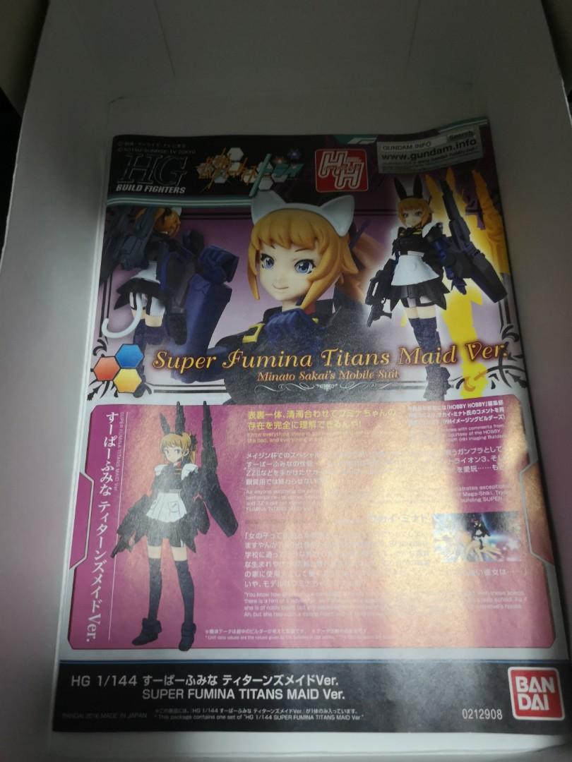 P-Bandai Super Fumina Titans Maid ver HG Gundam Build Fighters Try ...