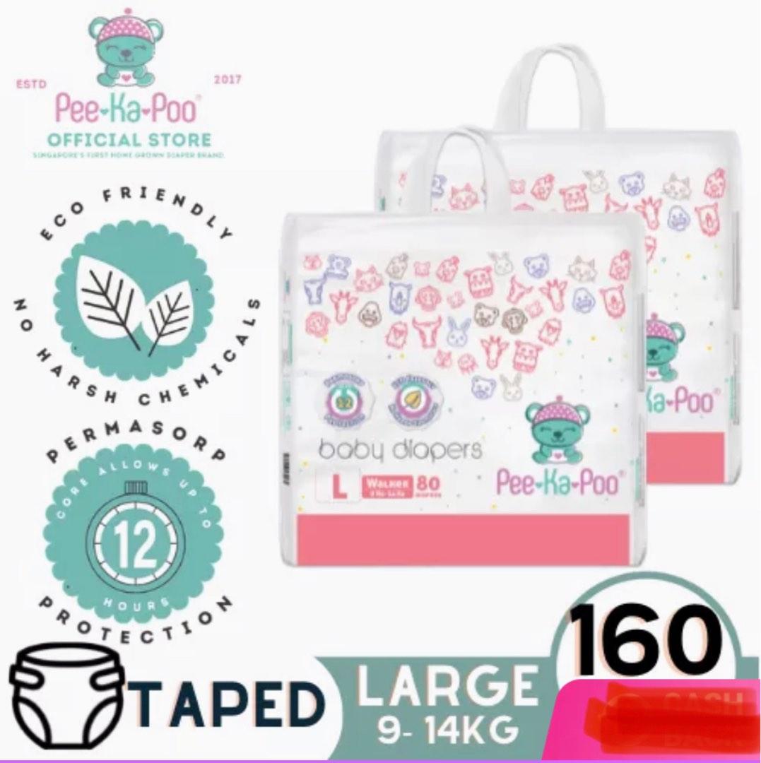 PEEKAPOO diapers - Tape, Babies & Kids, Bathing & Changing, Diapers ...