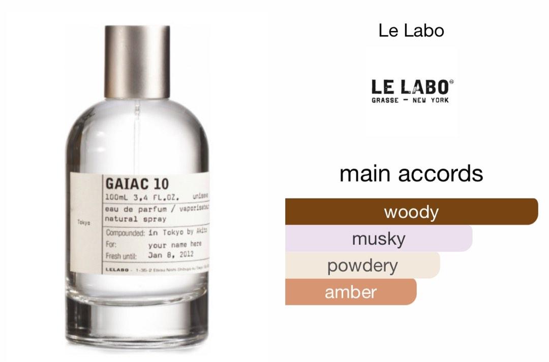[PERFUME DECANT] Le Labo Tokyo Exclusive Gaiac 10 Eau De Parfum, Beauty ...