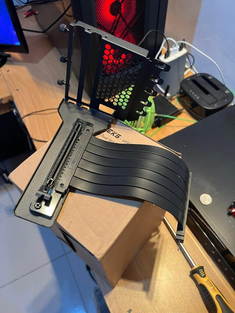 PHANTEKS VERTICAL GPU BRACKET W/ RISER CABLE (PH-VGPUKT-02), Computers ... PHANTEKS VERTICAL GPU BRACKET W/ RISER CABLE (PH-VGPUKT-02), Computers ...