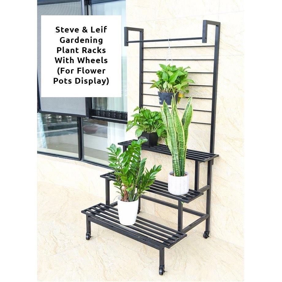 Plant racks, Furniture & Home Living, Outdoor Furniture on Carousell