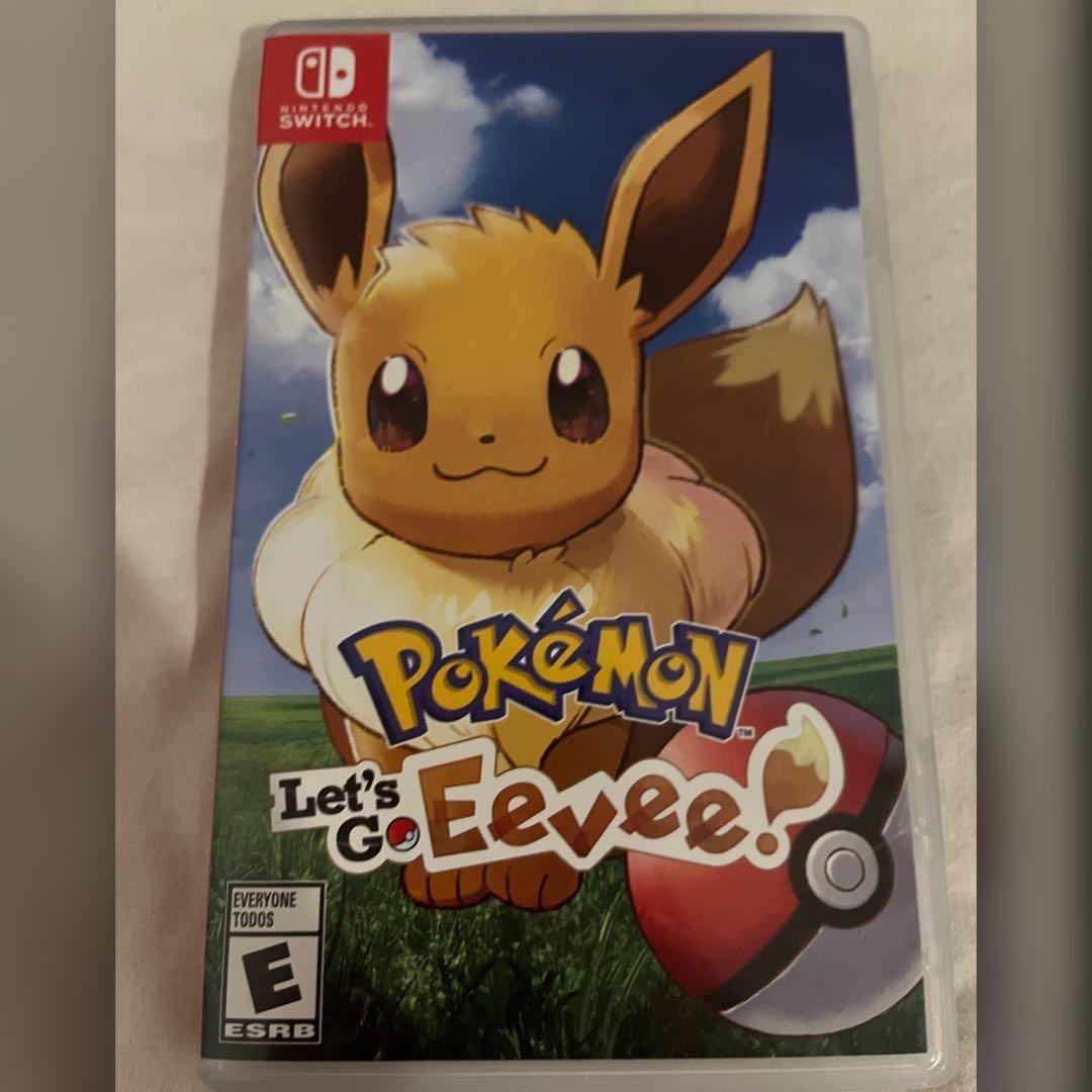 Pokemon Let's Go Eevee Switch Game Nintendo, Video Gaming, Video Games ...