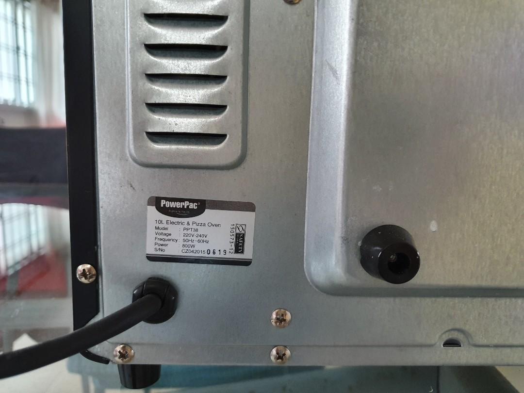 PowerPac 10L Electric & Pizza Oven, TV & Home Appliances, Kitchen ...