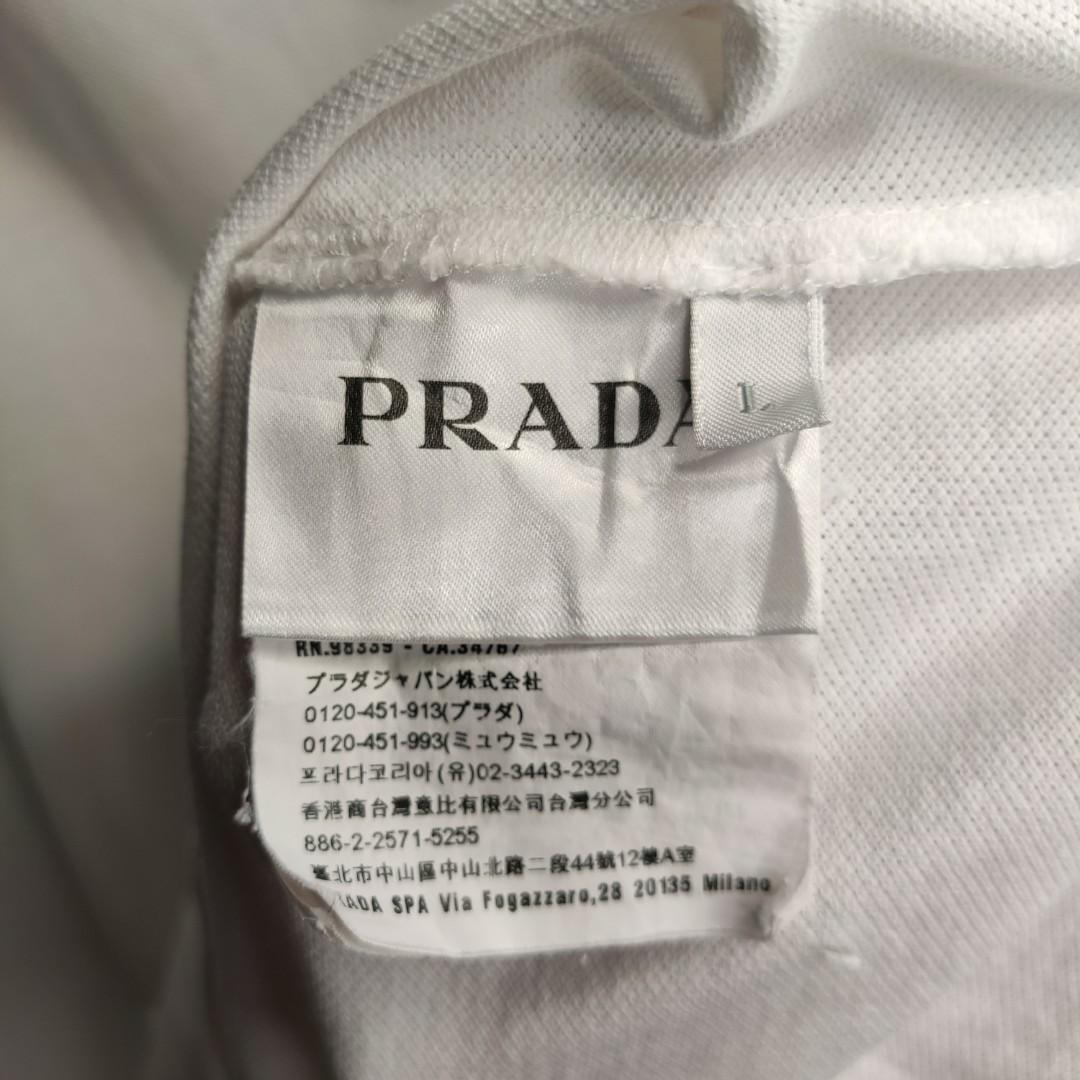 PRADA WHITE LABEL, Men's Fashion, Tops & Sets, Tshirts & Polo Shirts on ...