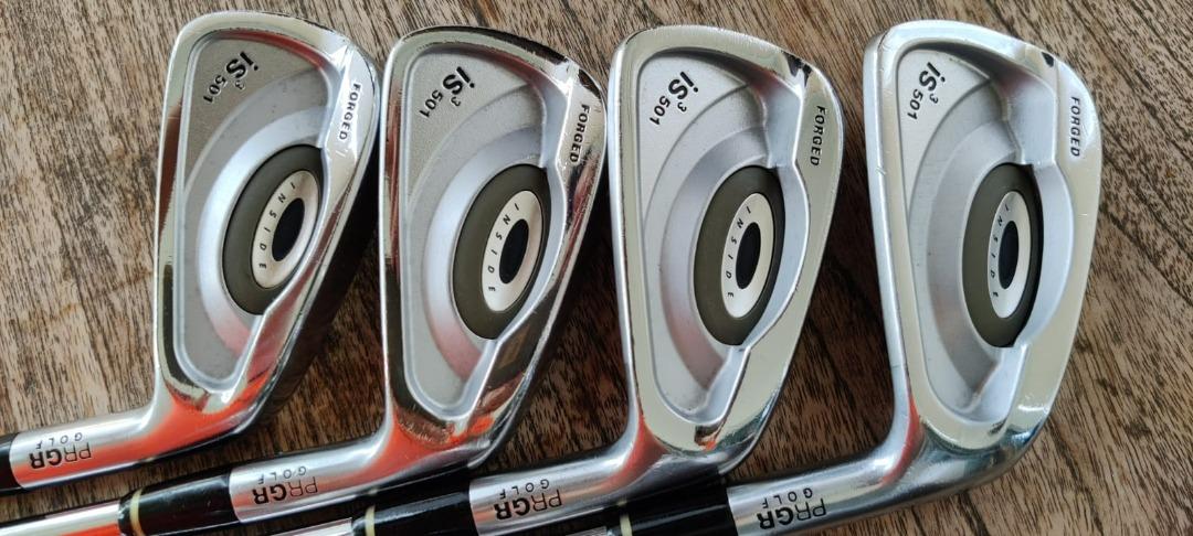 PRGR IS3 501 Forged Irons 3-PW (8 Pc) Steel, Sports Equipment, Sports & Games, Golf on Carousell