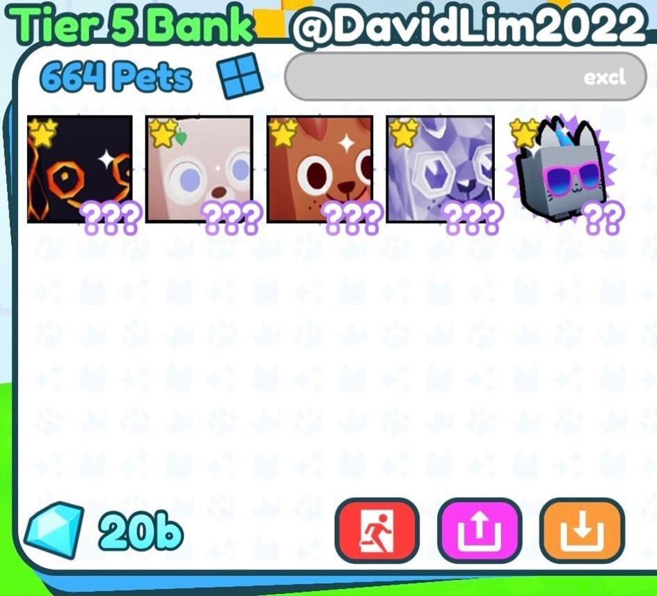 PSX Pet Simulator X Huge Exclusive Pets., Video Gaming, Gaming ...