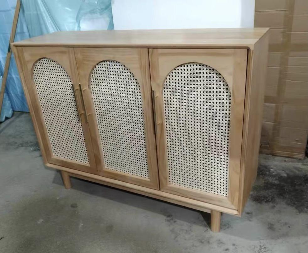 Rattan sideboard with arch doors, Furniture & Home Living, Furniture ...