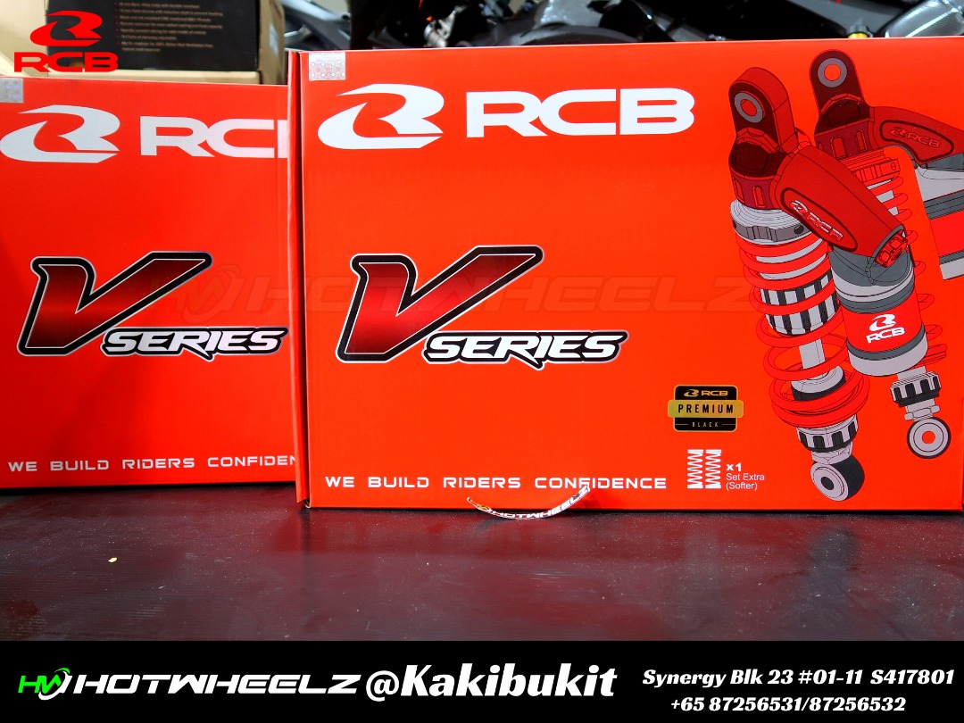 RCB VD SERIES SUSPENSION-YAMAHA AEROX, Motorcycles, Motorcycle ...