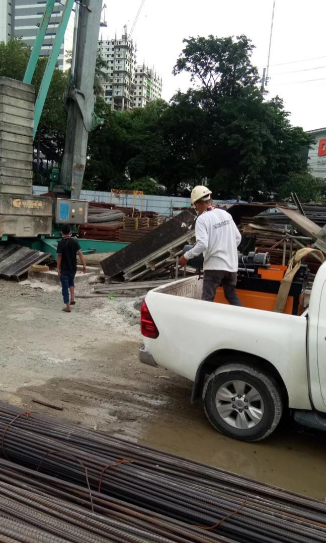 Rebar threading machine HGS50 220V 3phase, Commercial & Industrial, Construction Tools ...