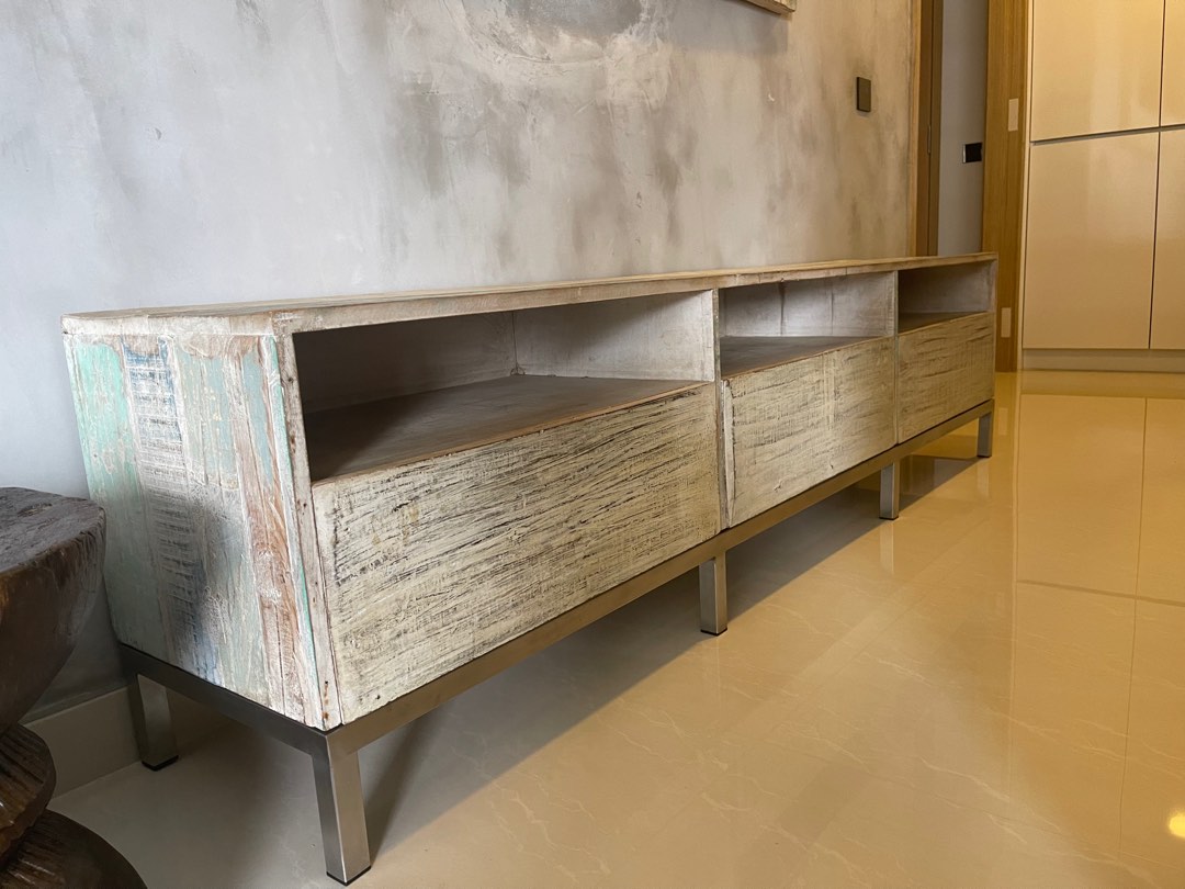 Recycle wood tv consoles for originals singapore, Furniture & Home ...