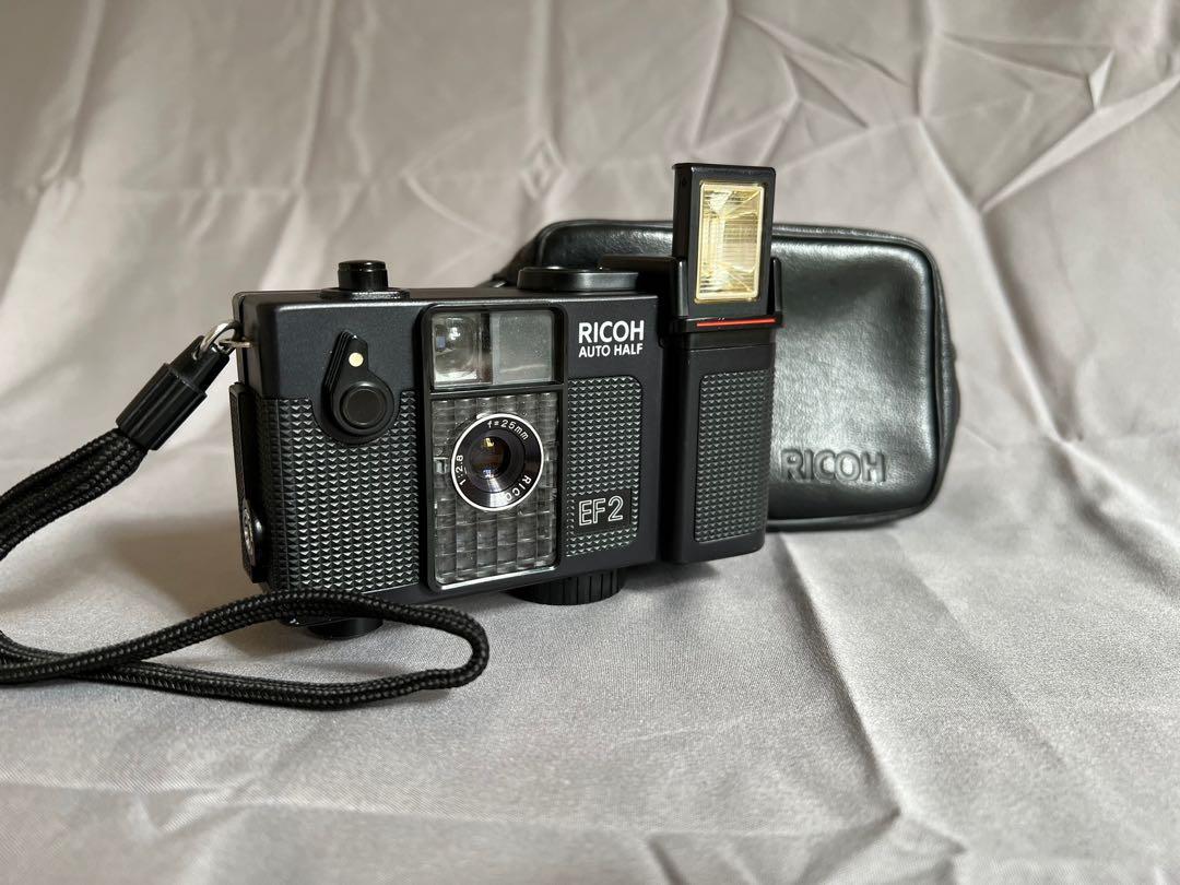 Ricoh EF2 半格底片相機 底片機 省底片 發條式 機械式, 相機攝影, 相機在旋轉拍賣