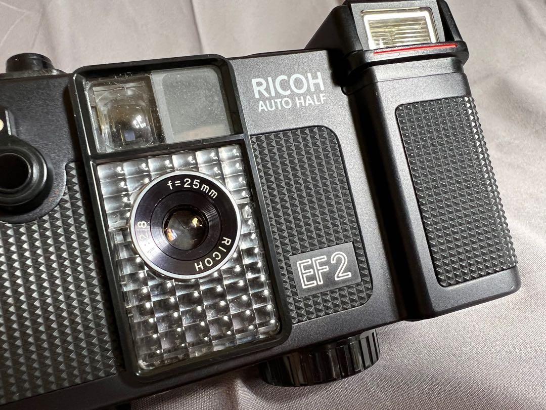Ricoh EF2 半格底片相機 底片機 省底片 發條式 機械式, 相機攝影, 相機在旋轉拍賣