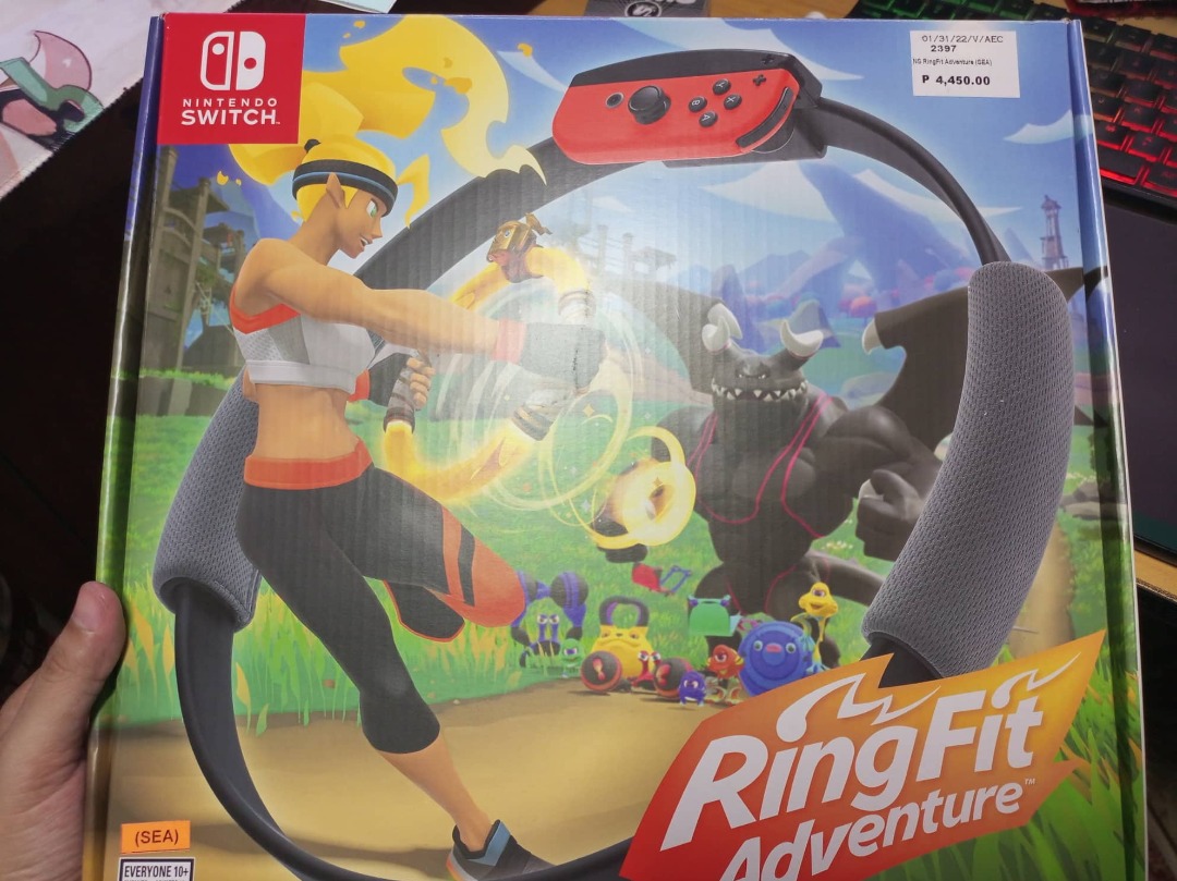Ring Fit Adventure (Game + Ring Con ) Nintendo Switch Game, Video ...