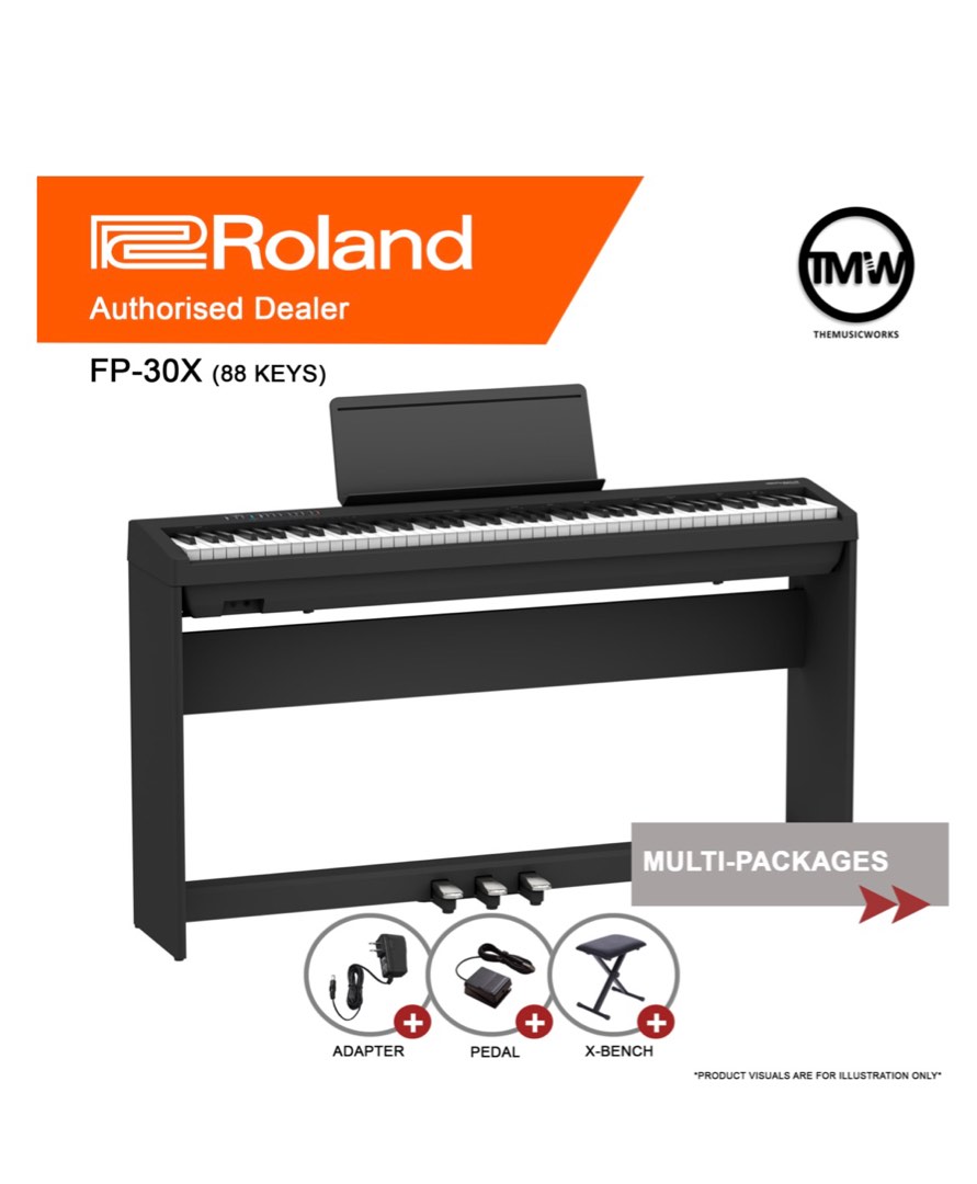 Roland FP30X, Hobbies & Toys, Music & Media, Musical Instruments on ...