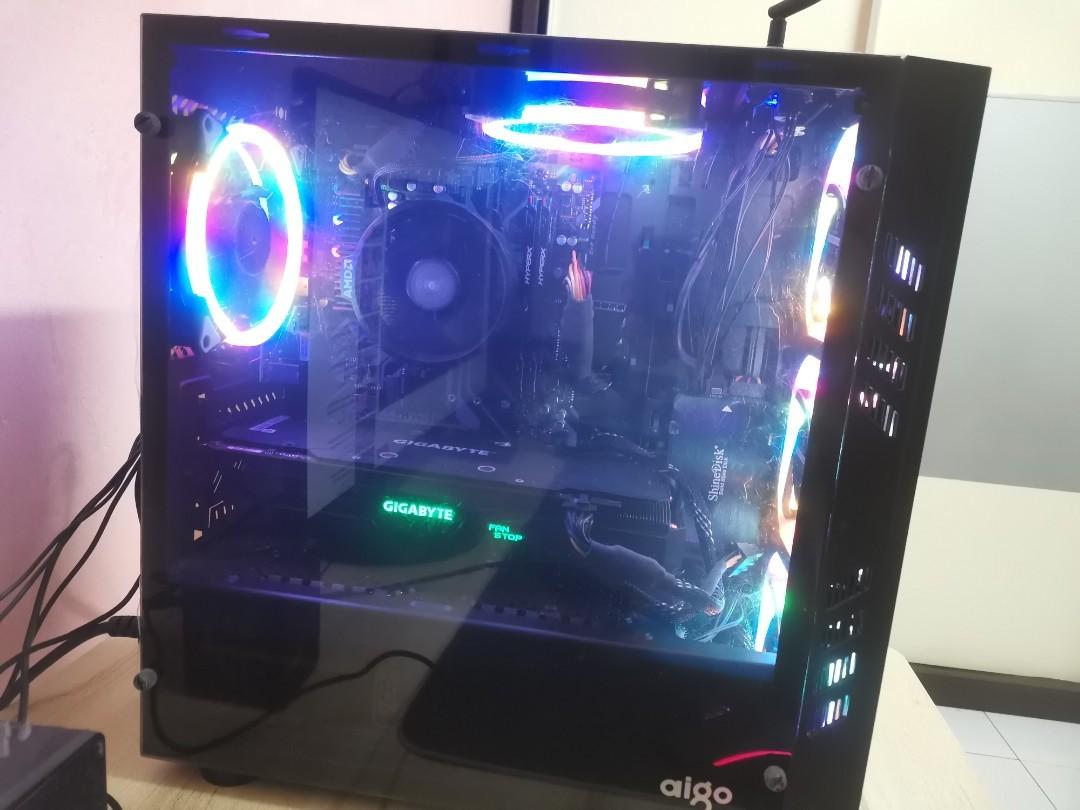 RYZEN 5 pc full set gaming, Computers & Tech, Desktops on Carousell