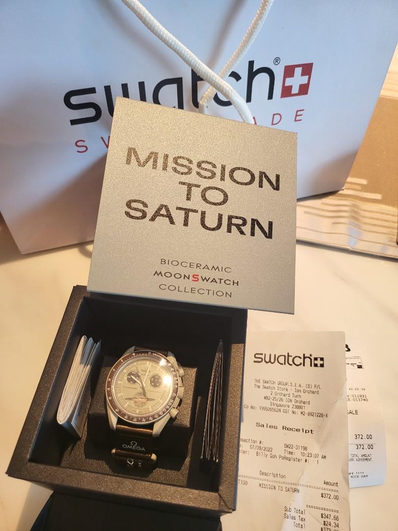 (SALE) Swatch x Omega Moon Swatch Mission to Saturn Brand New from Ion ...