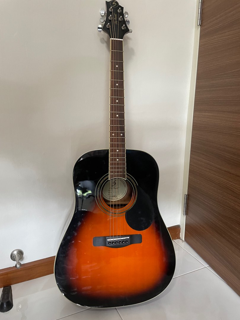 Samick Greg Bennett GD-100/VS acoustic guitar, Hobbies & Toys, Music ...