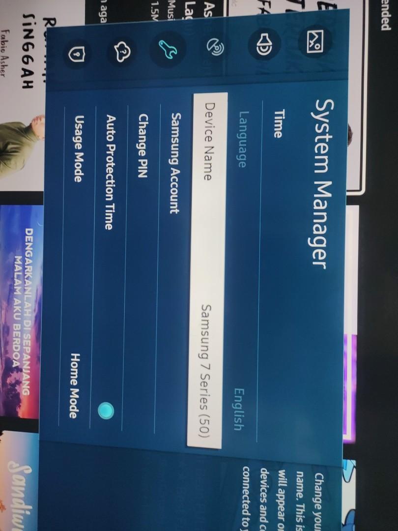 Samsung 7 series (50), TV & Home Appliances, TV & Entertainment, TV on ...