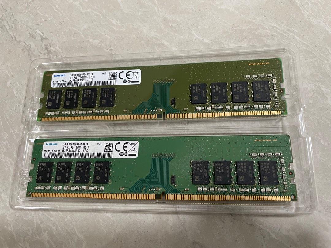 Samsung Memory RaM DDR4 16GB (8GBx2) 2400 MHz, Computers & Tech, Parts ...