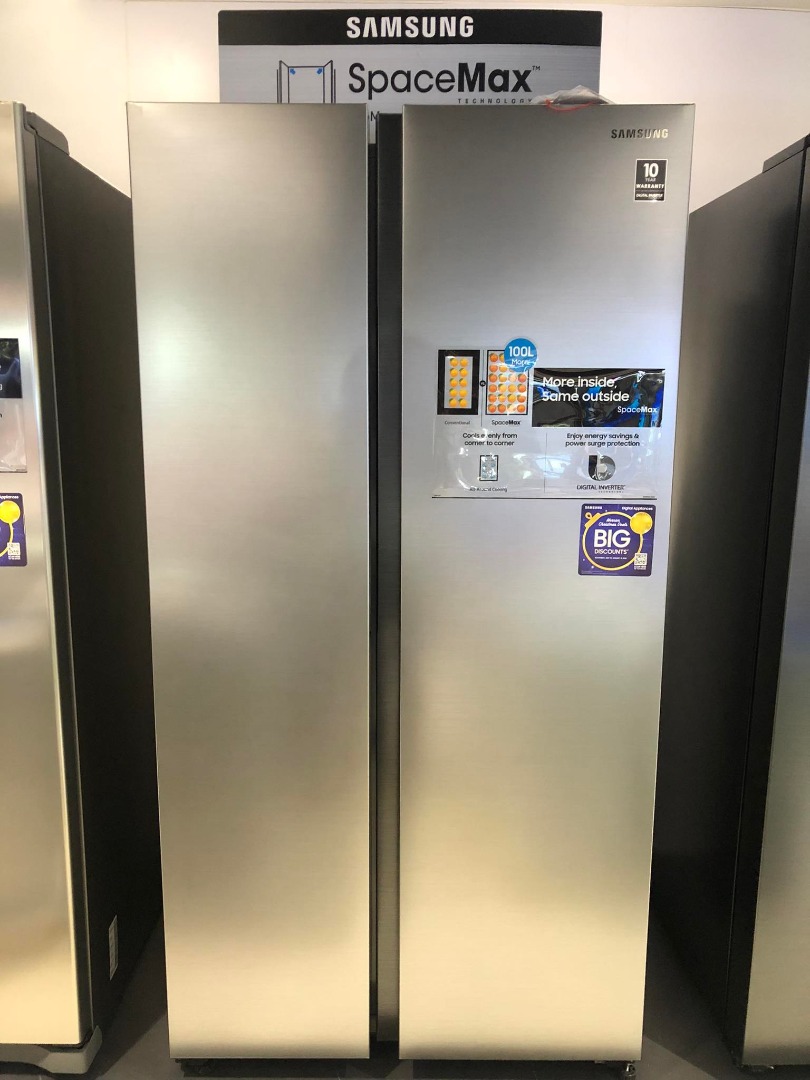 SAMSUNG SIDE BY SIDE REF INVERTER, TV & Home Appliances, Kitchen ...