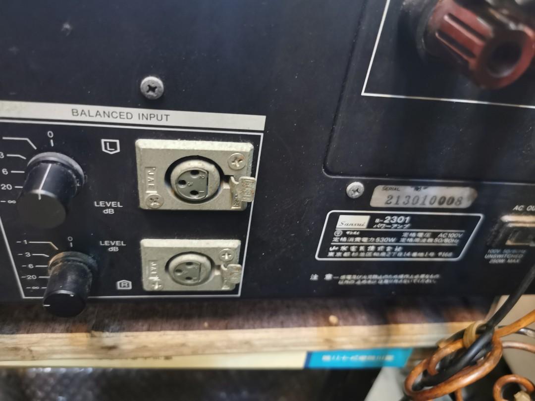 希少Sansui B-2301 power amp good condition 100v, 音響器材, Soundbar、揚聲器、藍牙喇叭、耳擴 - Carousell