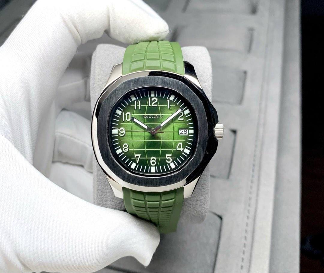 Seiko Mod PP 42mm automatic men watch, Luxury, Watches on Carousell