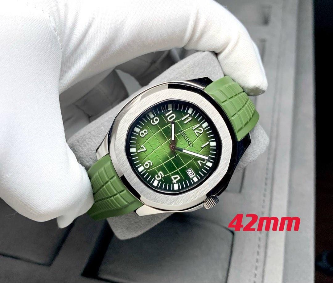 Seiko Mod PP 42mm automatic men watch, Luxury, Watches on Carousell