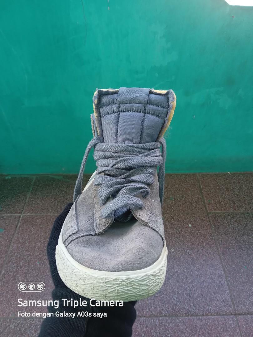 Sepatu NIKE GREY ANKLE, Fesyen Pria, Sepatu , Sneakers di Carousell