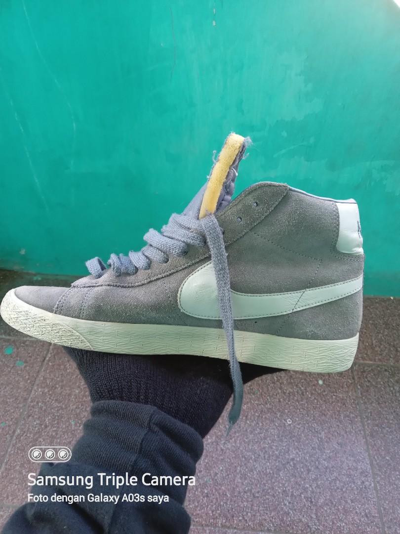 Sepatu NIKE GREY ANKLE, Fesyen Pria, Sepatu , Sneakers di Carousell