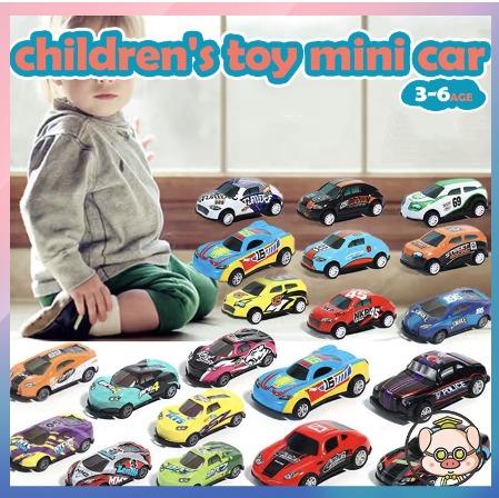 SG Children's boys toy car Mini toys vehicle Simulation alloy Racing model Inertia Pull back ...