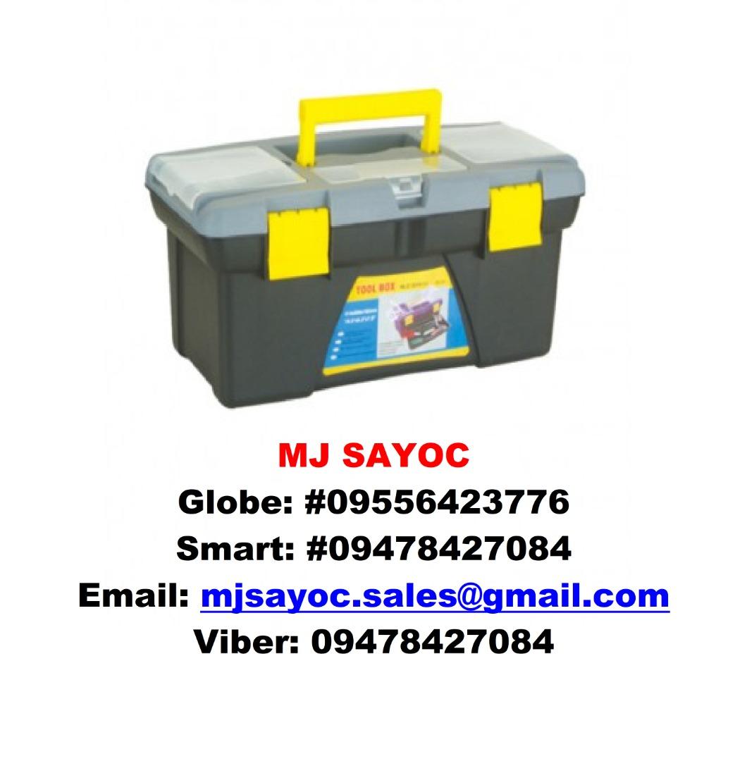 SHOWA PLASTIC TOOL BOX W/TRAY ( PLASTIC LATCHES ), Commercial & Industrial, Construction Tools ...