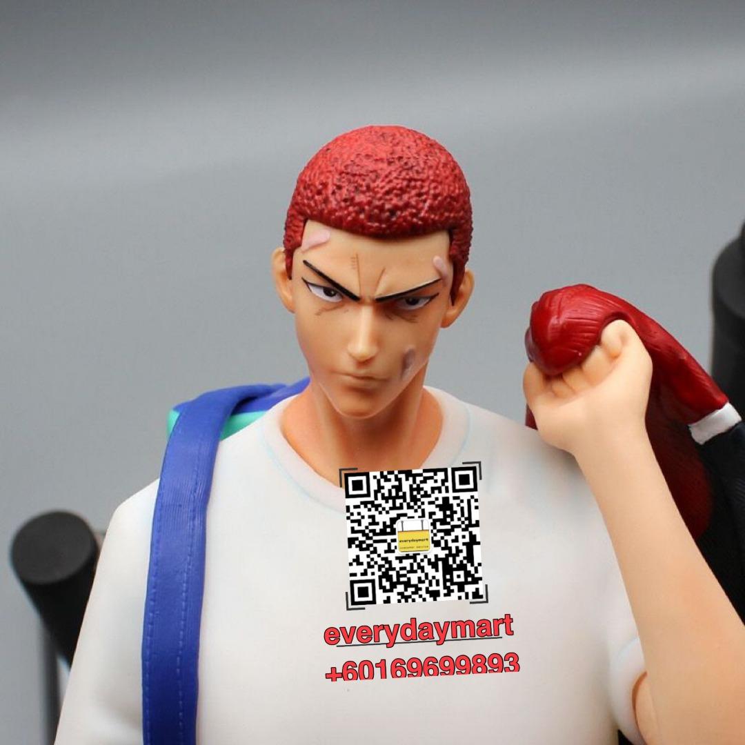 SLAM DUNK🔥SAKURAGI HANAMICHI 40cm🔥ACTION FIGURE TOYS STATUES💥灌篮高手樱木花道💥 ...