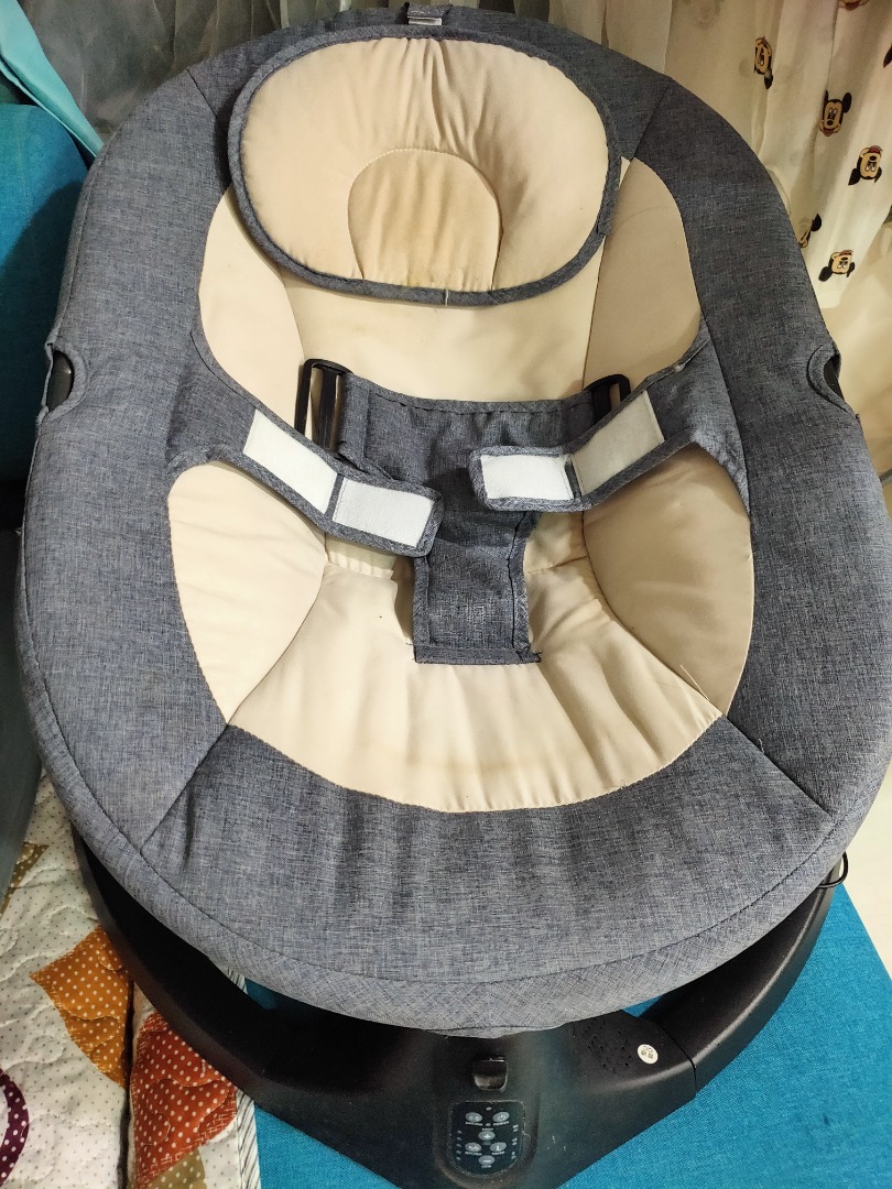 Smart Electric Baby Auto Swing Leaf Bouncer With Music, Babies & Kids ...