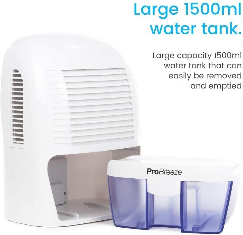 SM-RACK ProBreeze 1500ML Dehumidifier, TV & Home Appliances, Air ...