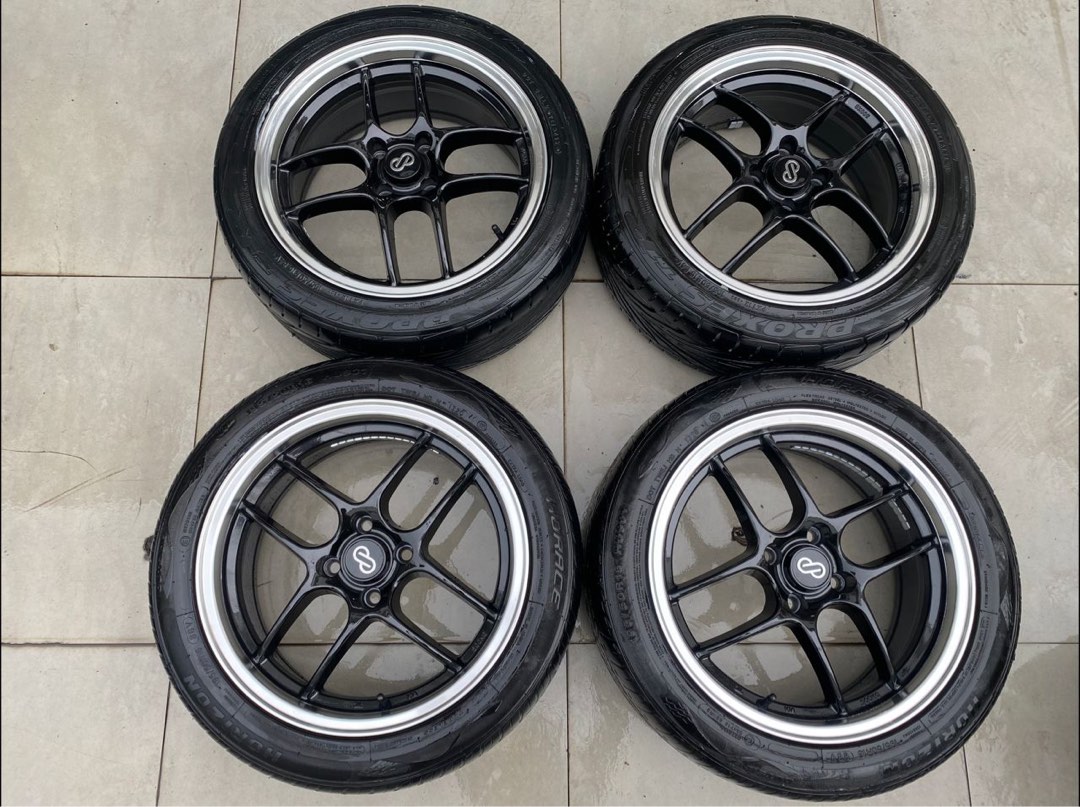 Sport Rim Enkei CPS 16 7JJ PCD100, Auto Accessories on Carousell