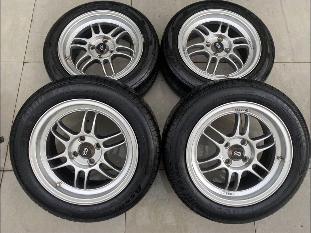 Sport Rim Enkei RPF1 15x7jj pcd100 sekali tayar, Auto Accessories on ...
