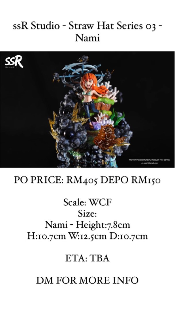 ssR Studio - Straw Hat Series 03 - Nami, Hobbies & Toys, Toys & Games ...