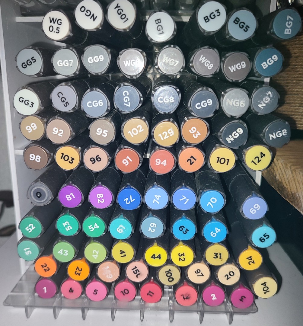 STA Alcohol Markers - 80 color, Hobbies & Toys, Stationary & Craft ...