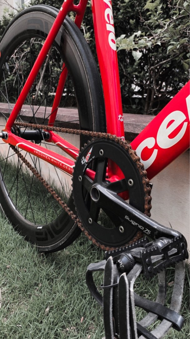 Sugino 75 direct drive/DD crankset, Sports Equipment, Bicycles & Parts ...