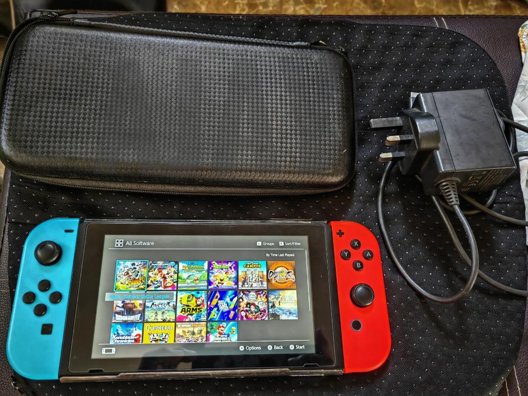 Switch V1 Unpatched 128gb, Video Gaming, Video Game Consoles, Nintendo ...