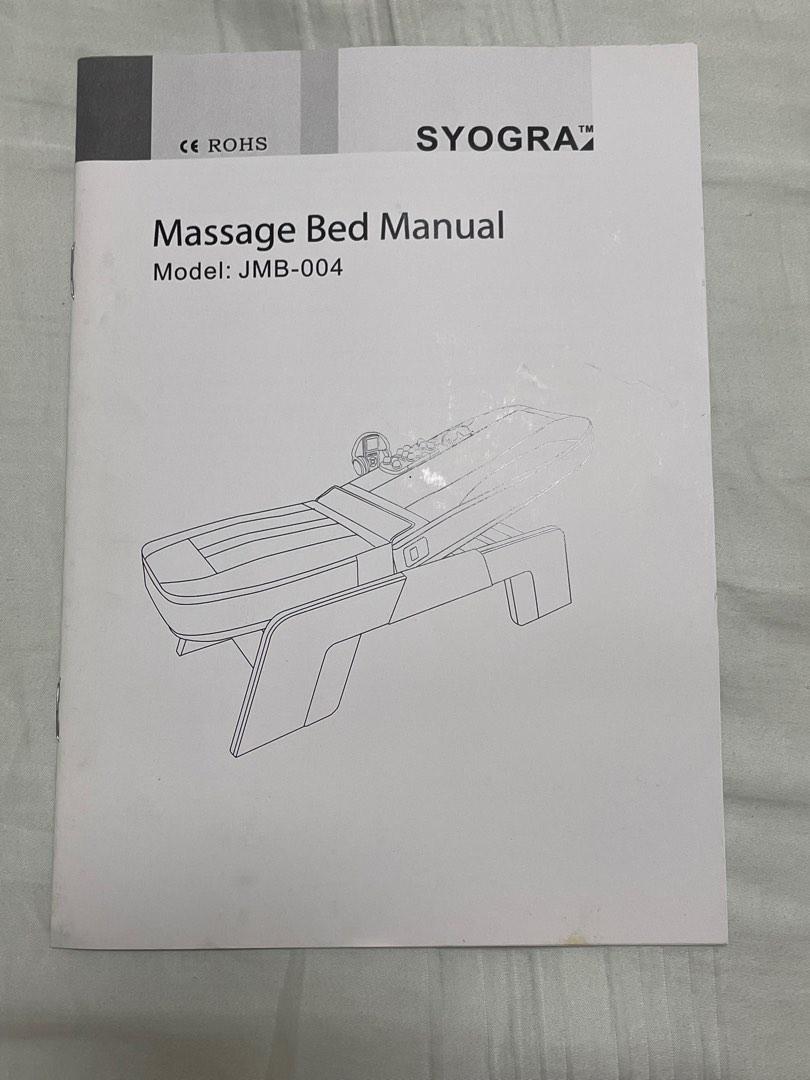 Syogra Jade Massage Bed, Health & Nutrition, Massage Devices on Carousell