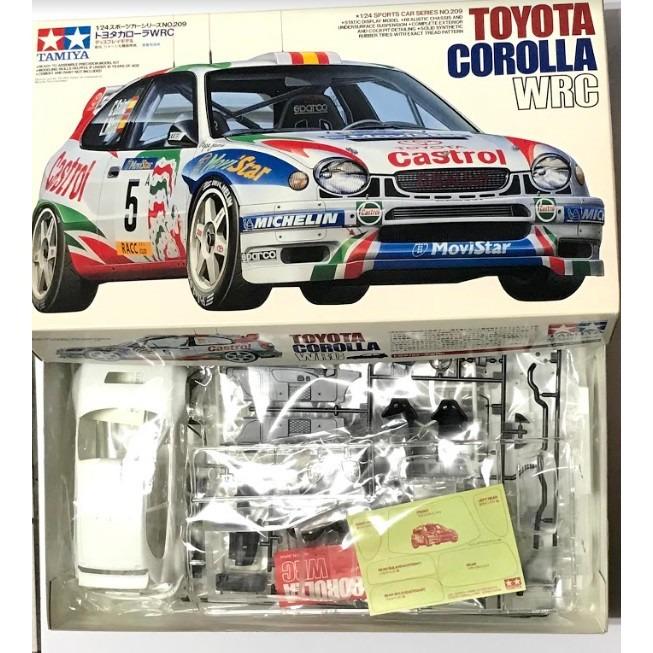 TAMIYA 田宮 1/24 Toyota Corolla WRC 模型車, 書籍、休閒與玩具, 玩具、公仔、桌遊在旋轉拍賣