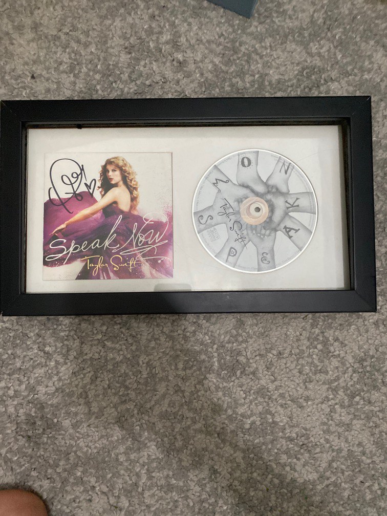 Taylor Swift - CD frame, Furniture & Home Living, Home Decor, Frames ...