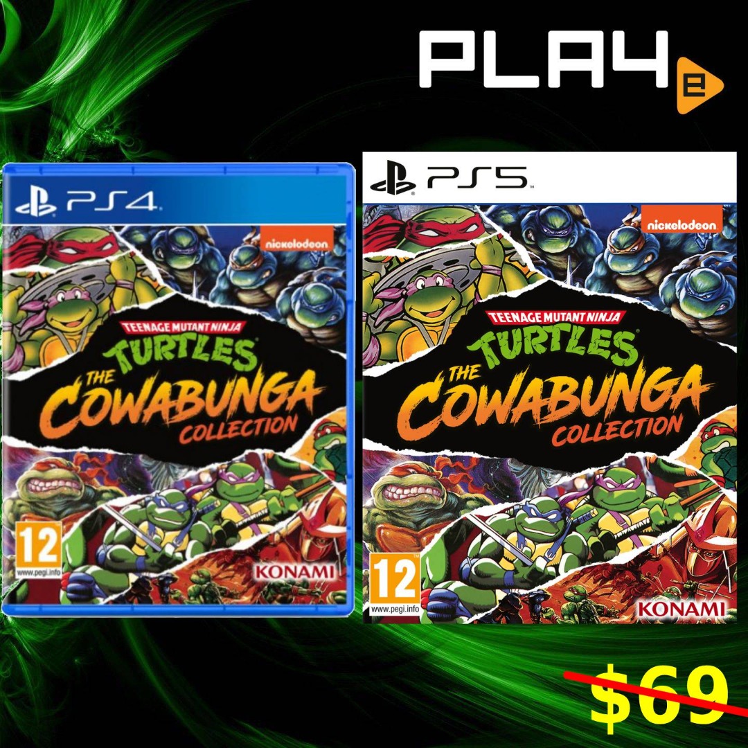 Teenage Mutant Ninja Turtles: The Cowabunga Collection Brand New (PS4 ...