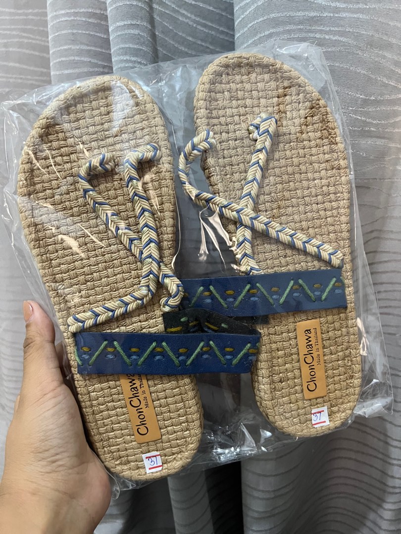 Thai Boho Sandals, Women's Fashion, Footwear, Flats & Sandals on Carousell