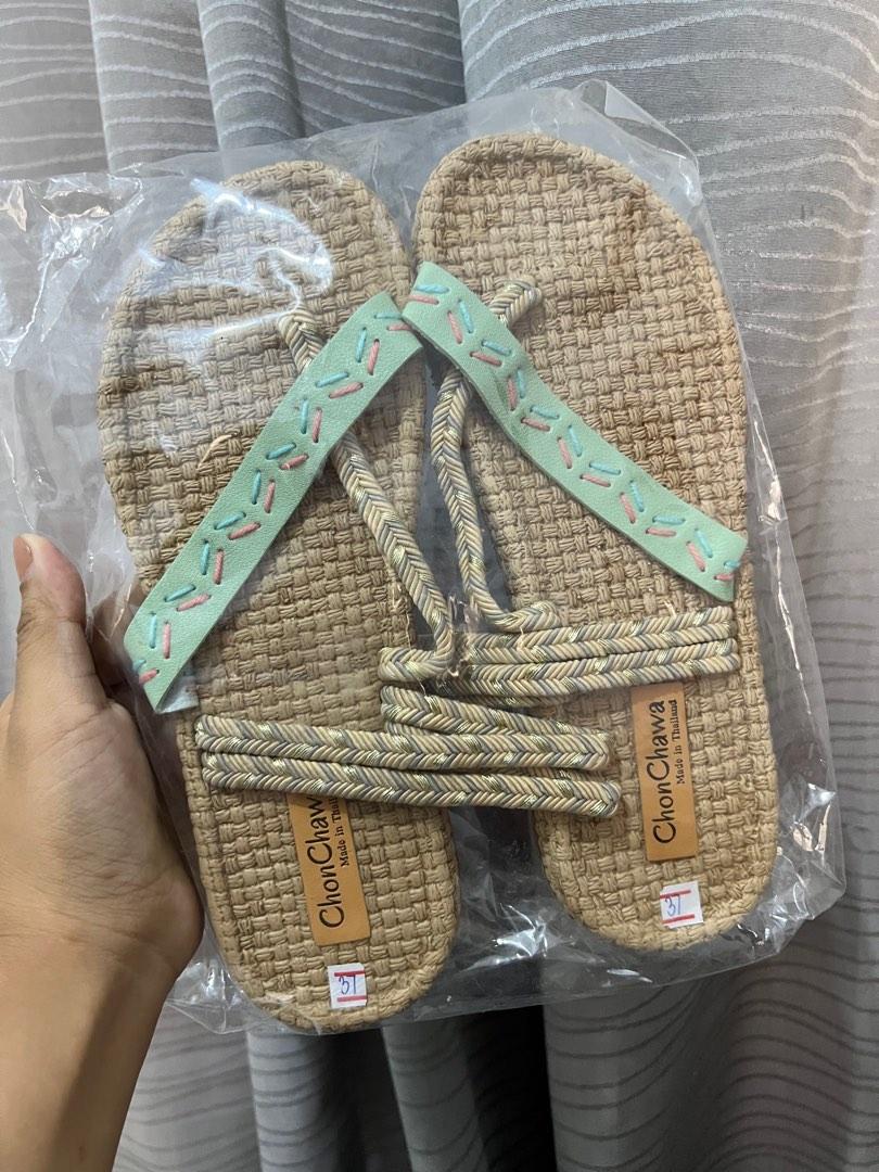 Thai Boho Sandals, Women's Fashion, Footwear, Flats & Sandals on Carousell