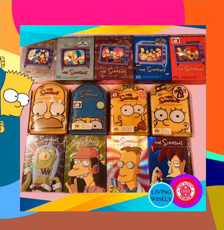 The Simpsons Collector's Edition DVD Set Seasons 1,2,3,4,5,6,7,8,9, 14 ...
