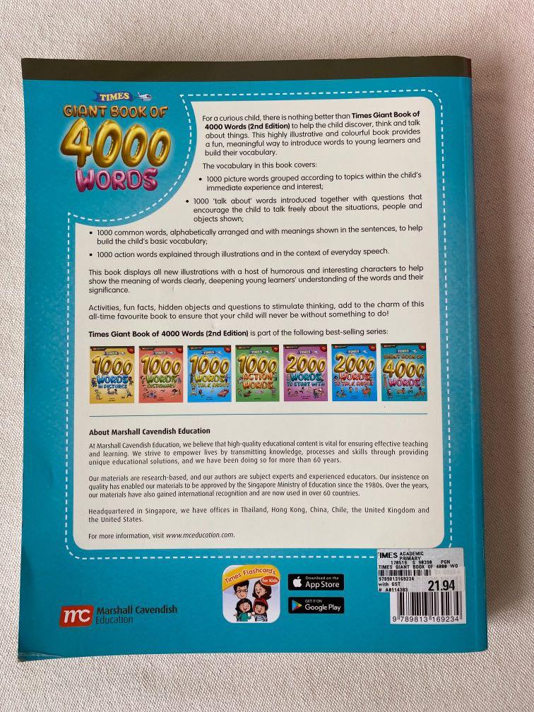 TIMES Giant Book of 4000 Words, Hobbies & Toys, Books & Magazines ...