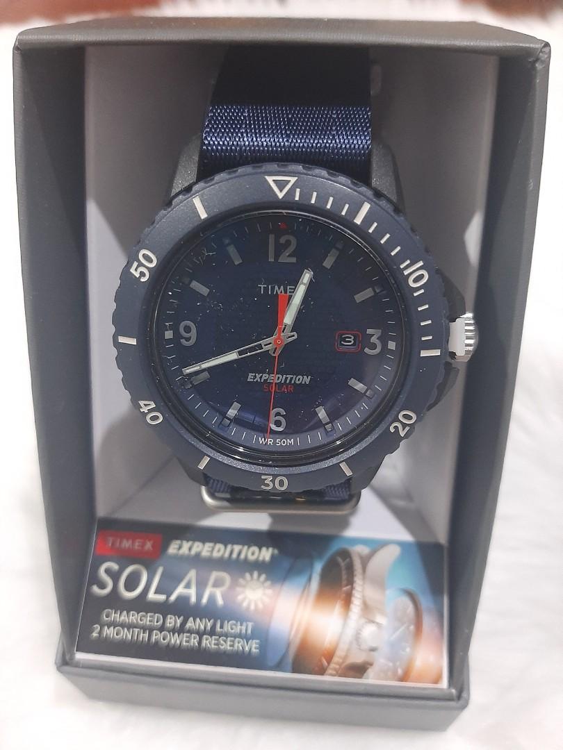 TIMEX SOLAR POWERED WATCH FOR MEN, Men's Fashion, Watches & Accessories ...